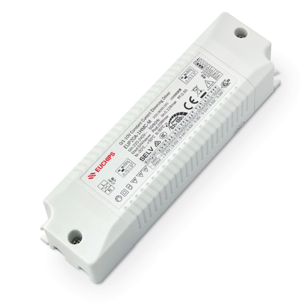 20W 350~700mA*1ch 0/1-10V CC Driver EUP20A-1HMC-M - Euchips