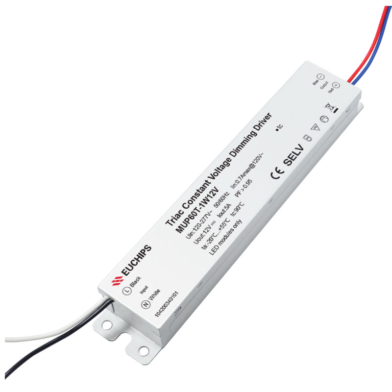 60W 12VDC Triac CV Driver MUP60T-1W12V - Euchips