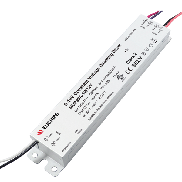 96W 12VDC 0/1-10V CV Driver MUP96A-1W12V - Euchips